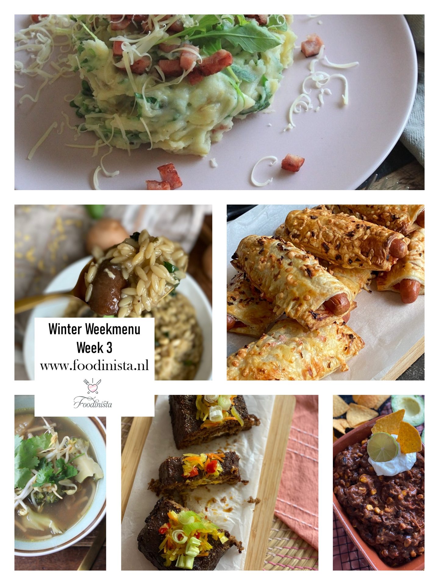 Wat eten we deze week? – Weekmenu Week 3 Winter 2021