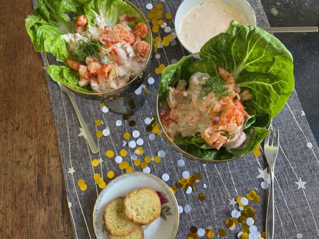Rivierkreeftjescocktail met whiskysaus - Voorgerecht - Foodinista