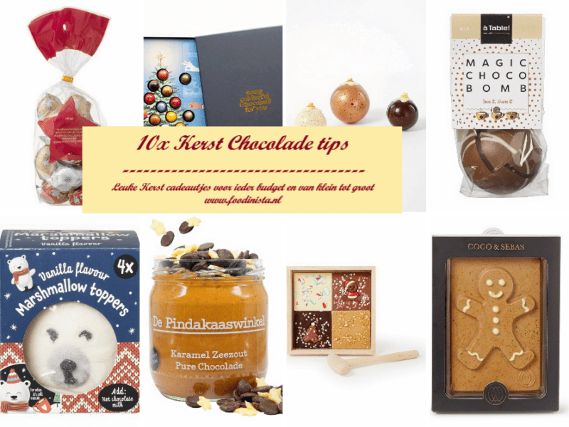 10x Kerst chocolade cadeautjes tips voor ieder budget - Foodinista